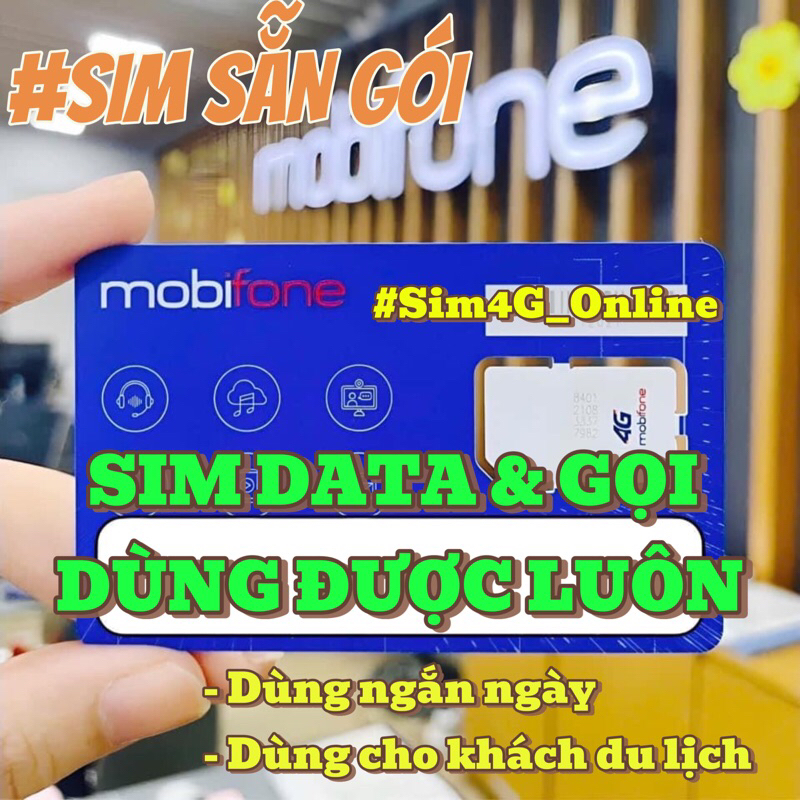 Sim 4G MOBIFONE SẴN GÓI 4GB/NGÀY MUA VỀ DÙNG ĐƯỢC LUÔN | Shopee Việt Nam