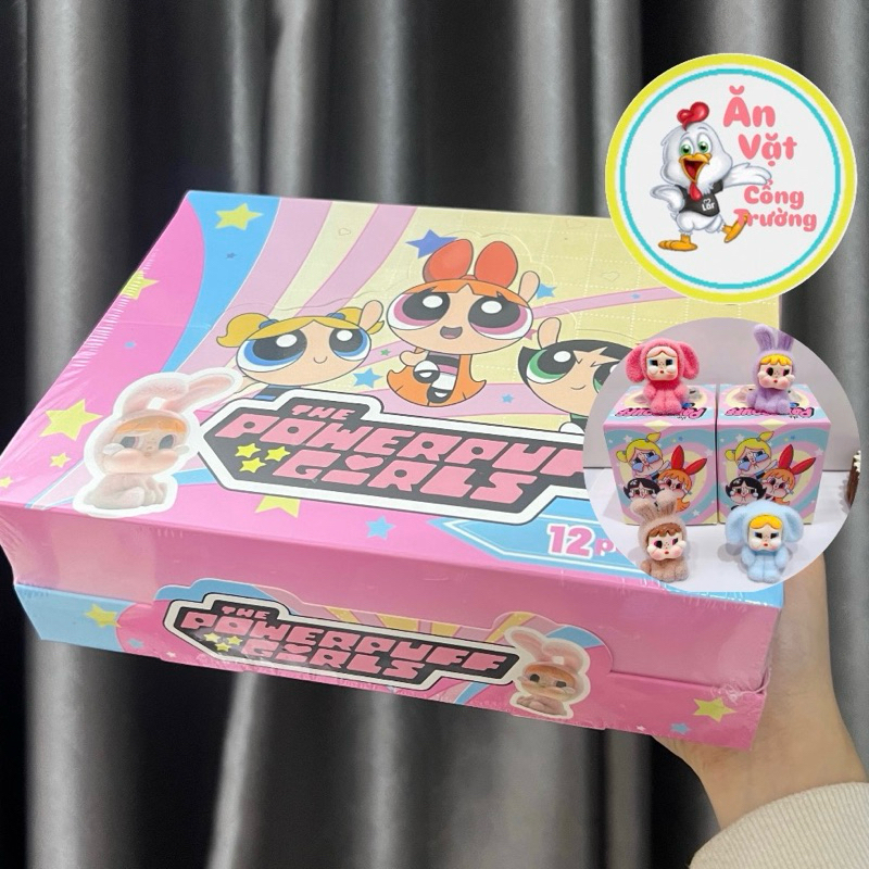 Sỉ full box 12pcs Powerpuff Girls cry baby, blind box mini cry baby quà ...