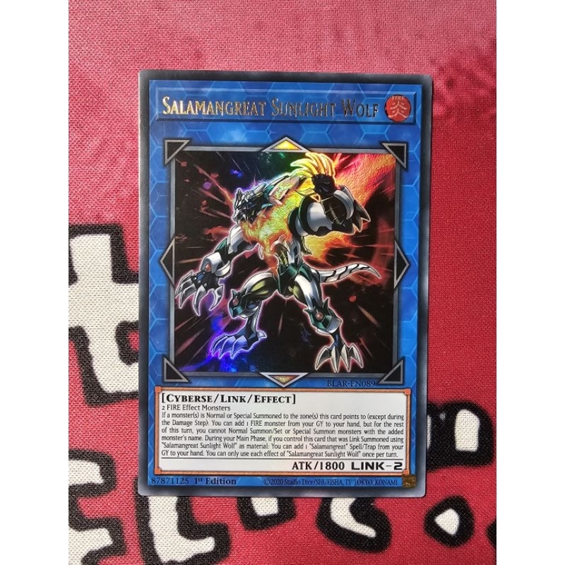 Thẻ bài Yugioh : Salamangreat Sunlight Wolf (TCG) | Shopee Việt Nam