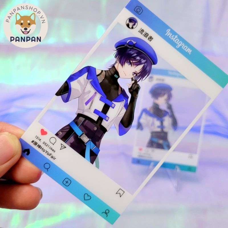 Clear card Wandere card nhựa cứng trong suốt Scaramouche - Genshin ...