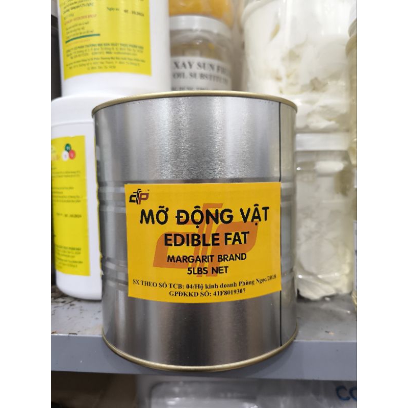 MỠ ĐỘNG VẬT - BƠ EDIBLE FAT HỘP 2.3KG | Shopee Việt Nam