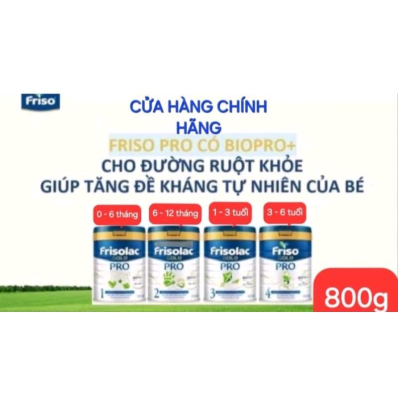 [CHÍNH HÃNG NHẬP KHẨU 100% HÀ LAN] Friso gold PRO 1 2 3 4 cho trẻ 0 ...