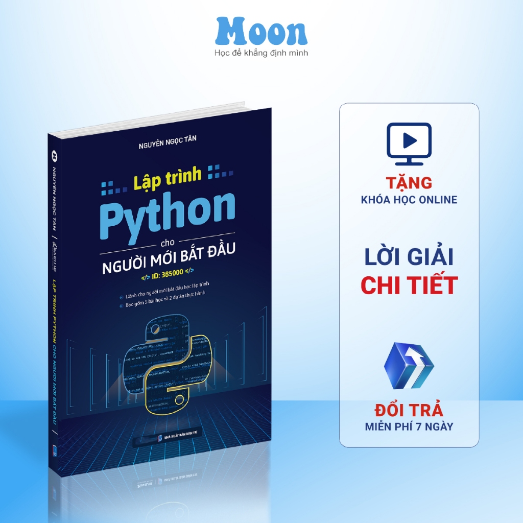 Sách lập trình Python cơ bản, cho người mới bắt đầu - Moonbook | Shopee Việt Nam