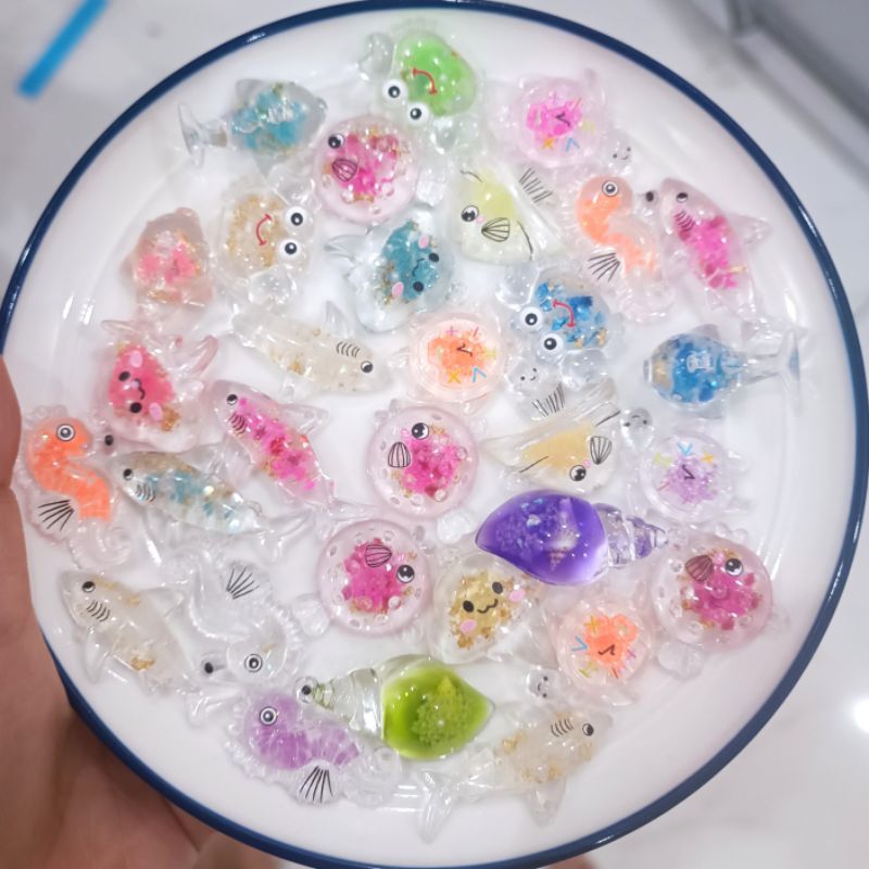 Túi Mù Set 5/10 Sinh Vật Biển Phát Sáng Trong Suốt, Phát Sáng Dạ Quang ...