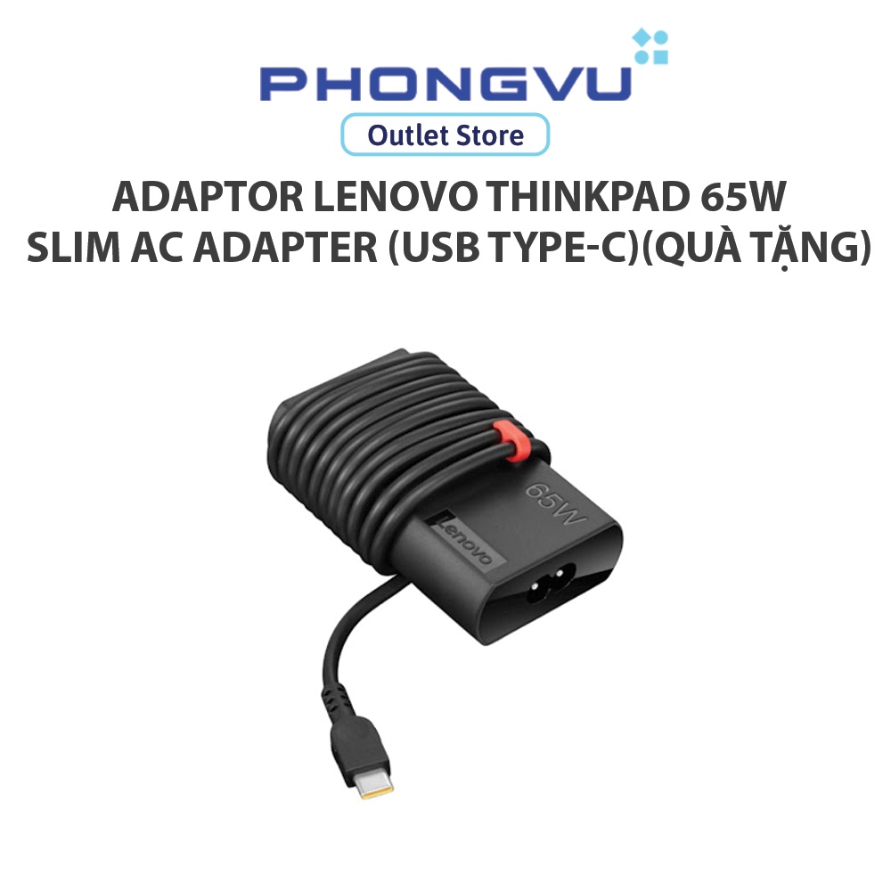 Adaptor laptop chính hãng Lenovo ThinkPad 65W Slim AC Adapter (USB Type ...