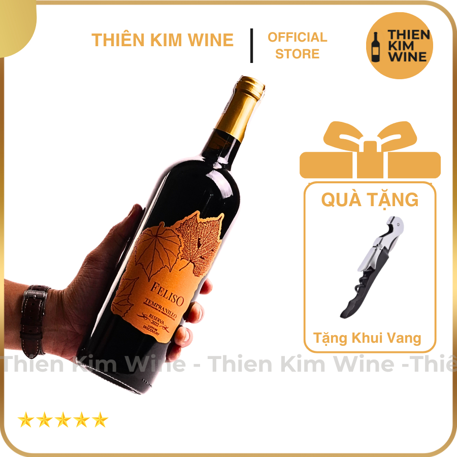 [Chính Hãng] - Rượu Vang Đỏ Tây Ban Nha Feliso 750 ml (14%) | Shopee ...