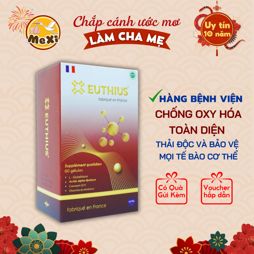 Euthius - viên uống bổ sung , nâng cao sức khỏe , hỗ trợ chống oxi hóa ...