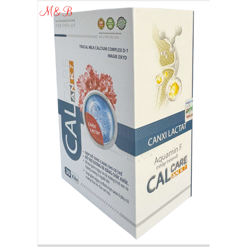 Canxi CAL CARE ANK7 Bổ Sung Canxi và Vitamin D3 Chính Hãng Anko'r (Hộp ...