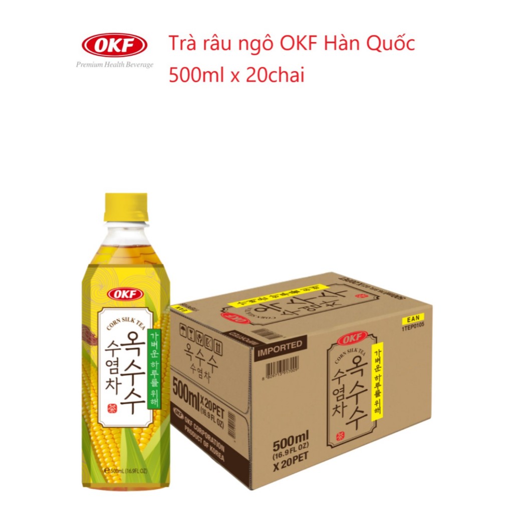 Trà râu ngô OKF Hàn Quốc 500ml x 20chai | Shopee Việt Nam