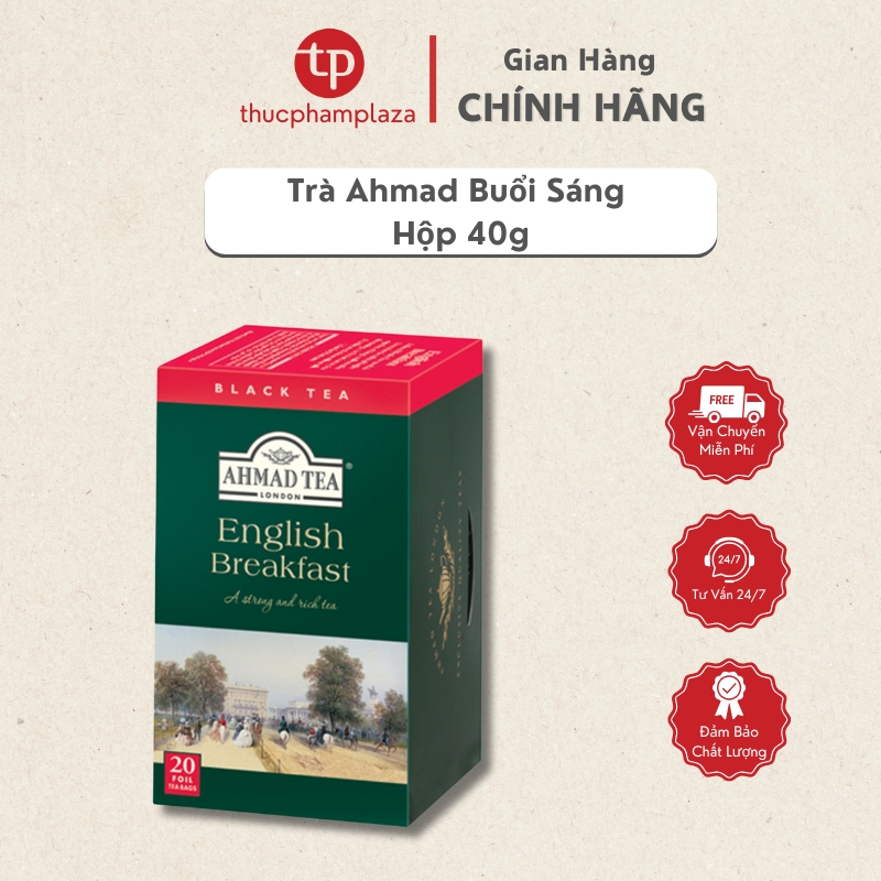 Trà AHMAD 40g 20 túi lọc English Breakfast | Shopee Việt Nam
