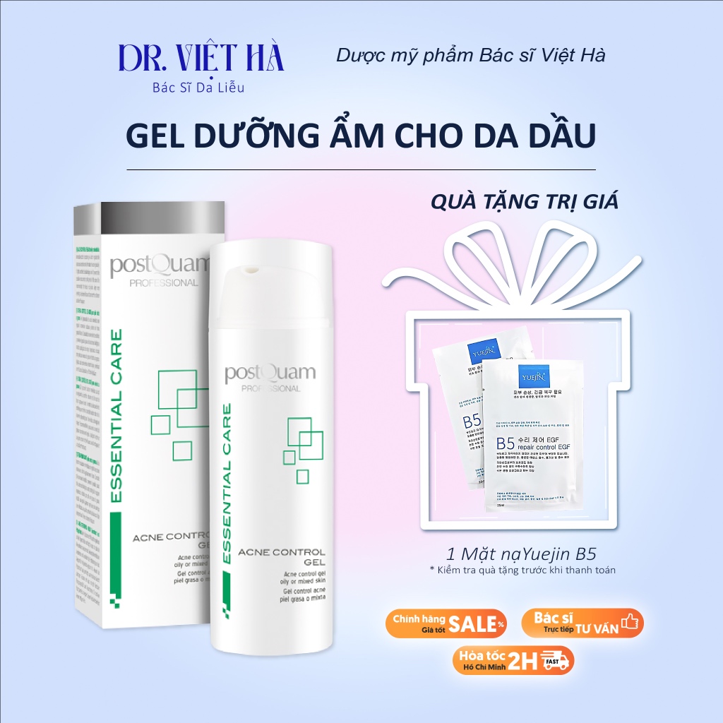 (Hoả Tốc) Gel Dưỡng Ẩm POSTQUAM ACNE CONTROL GEL Q12 Kiểm Soát Dầu ...