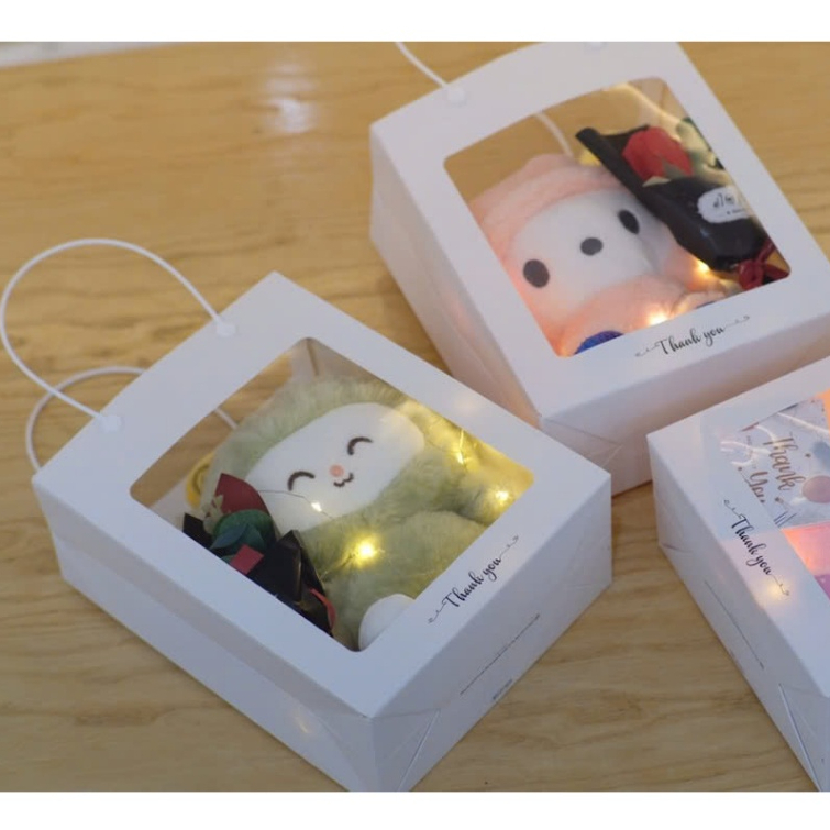 ĐỦ 3 MÀU- Túi kính Mika SIZE ĐẠI 60XL đựng QUà tặng, Gấu Bông, Quà Tết ...