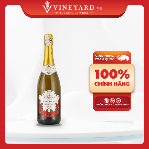 [CHÍNH HÃNG] Vang sủi Danti Moscato Spumante Dolce Christmas | Shopee ...