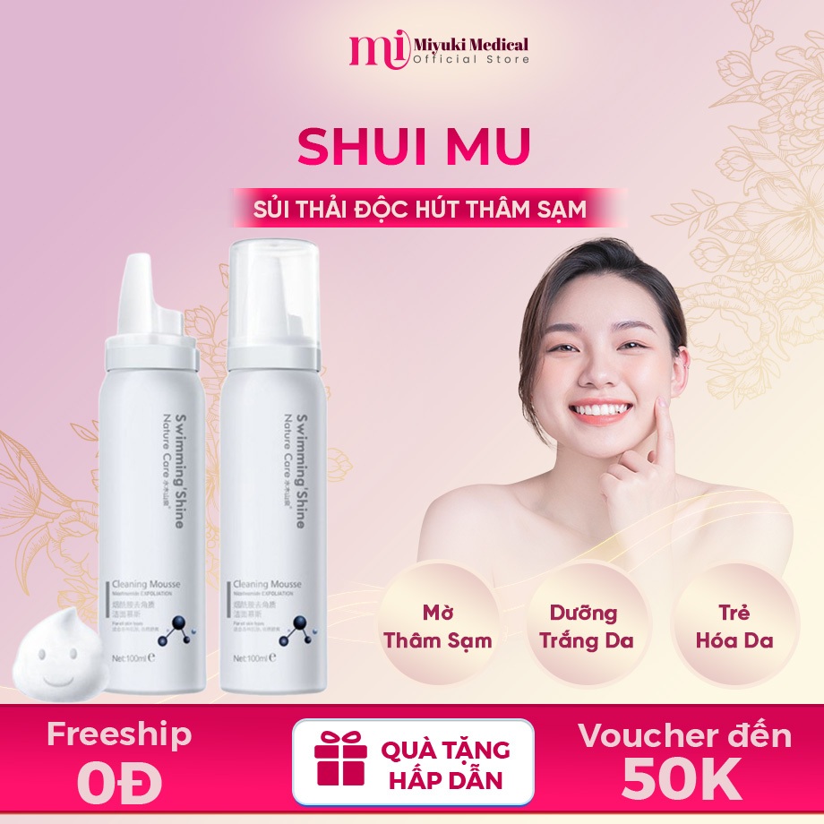 Sủi Thải Độc SHUI MU Hút Sạch Tế Bào Sừng, Hút Thâm - Bọt Tẩy Tế Bào ...