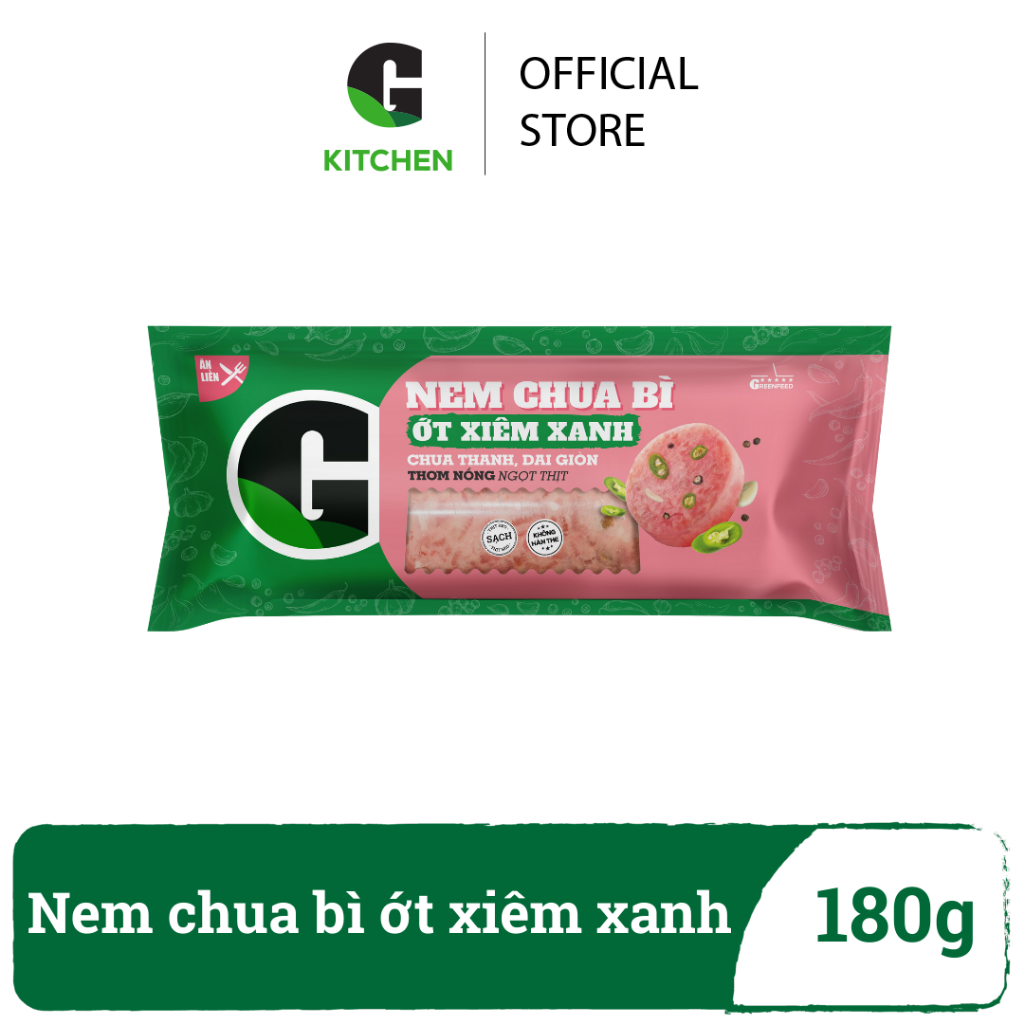 G Kitchen_Nem chua bì ớt xiêm xanh G 180g (Giao HCM) | Shopee Việt Nam