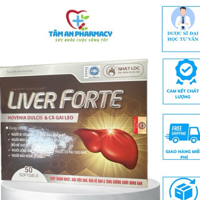 viên giải độc gan LIVER FORTE giúp thanh nhiệt, giải độc gan, tăng ...