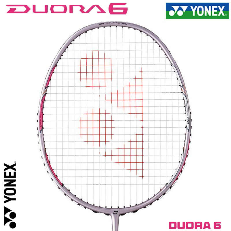 Vợt cầu lông Yonex DUORA 6 sợi carbon 4UG5, dây căng 22-30lbs, tay cầm, túi đựng vợt cầu lông ...