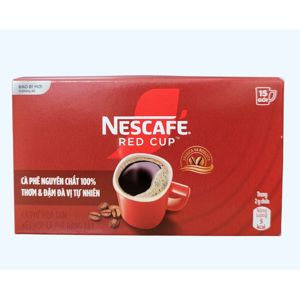 NESCAFE -- hộp RED CUP 30gr / 15 gói -- CÀ PHÊ HÒA TAN THÁI NESTLE Red ...
