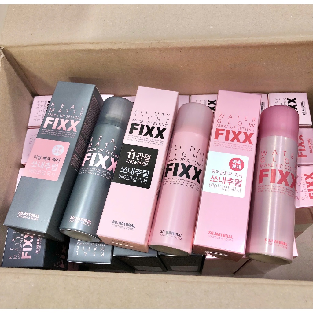 Xịt Khóa Nền Trang Điểm So Natural All Day Tight Make Up Setting Fixx 75ml | Shopee Việt Nam