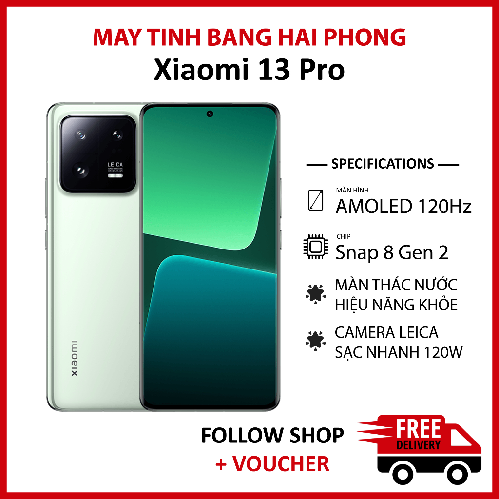 Điện thoại Xiaomi Mi 13 Pro rom quốc tế RAM 12/256GB chip Snapdragon 8 ...