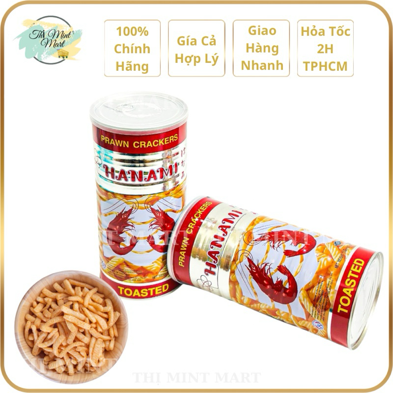 Snack Tôm Hanami Lon 110g_THÁI LAN 🇹🇭_THỊ MINT MART. | Shopee Việt Nam