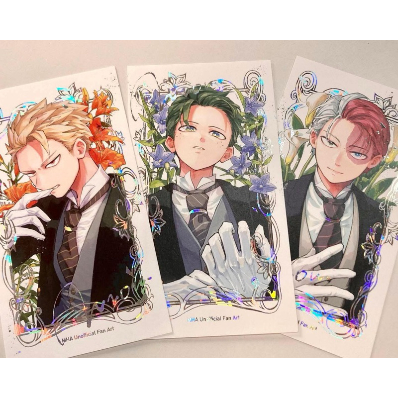 [Dagu Store] [SẴN] Set bưu thiếp in nhũ Boku no Hero Academy UNOU ...