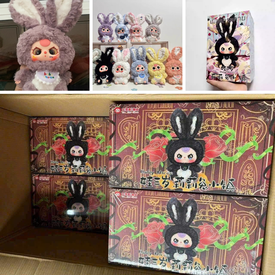 Full set 6 Box Mô hình Thỏ Thị Trấn Lily Rabbit Town - Baby three ...