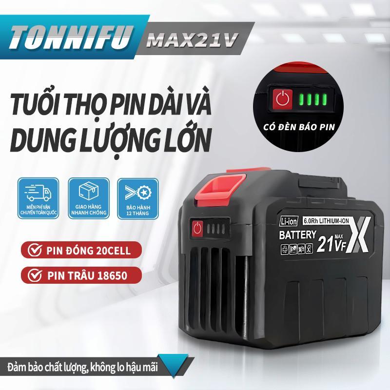 Lithium-ion 21V TONNIFU 20 cell 8 MOSFET MT chân phổ thông - Dung lượng ...