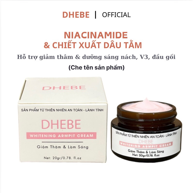 Kem Thâm DHEBE 20G Giúp Làm Sáng Da Cho Nách, Vòng Ba Skincare Làm Đẹp ...