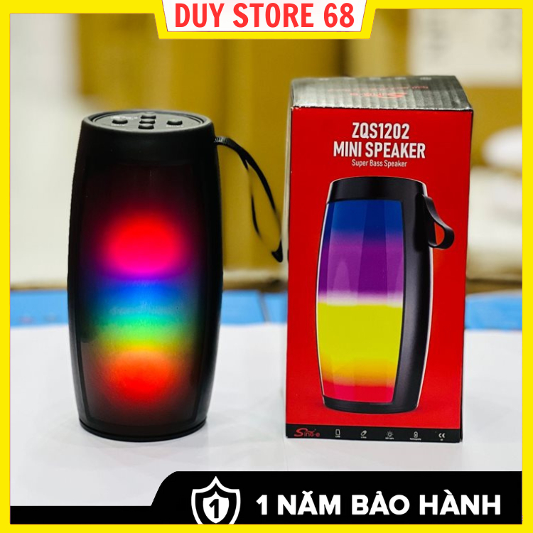 Loa bluetooth không dây mini ZQS-1202 , A005 , CL90 bass mạnh âm thanh vòm LED RGB rực rỡ cho ...