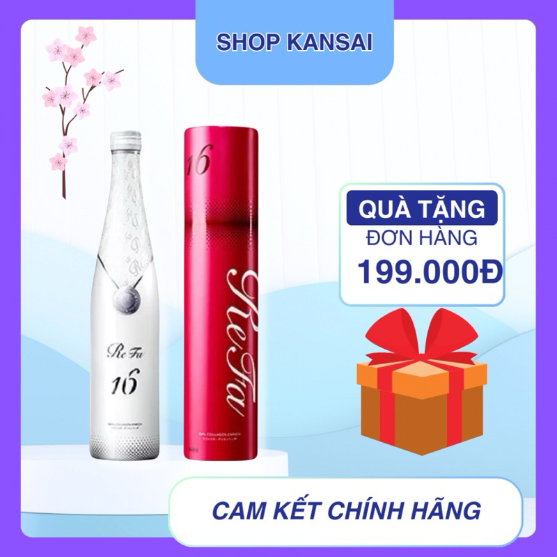 Nước uống ReFa Collagen Enrich 16 chai 480ml của Nhật Bản hàng chuẩn | Shopee Việt Nam