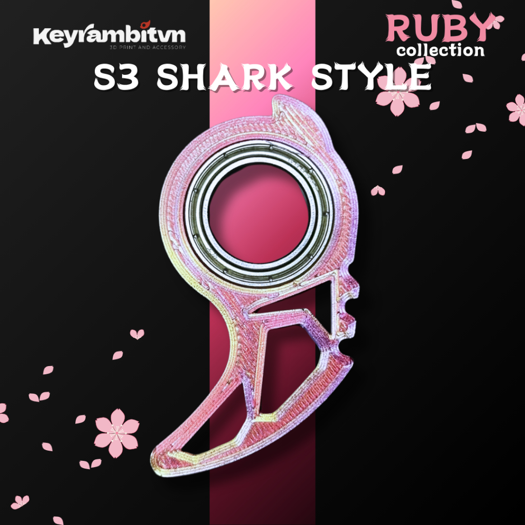 [LIVE] Móc Khóa Xoay - Keyrambit S3 Shark Style - Vòng Bi Thép Nhật- In ...