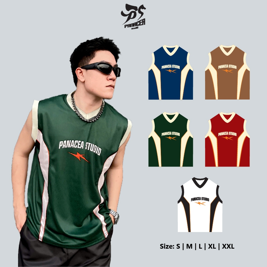 Áo ba lỗ nam nữ panacea studio - phong cách cá tính, năng động | Shopee Việt Nam