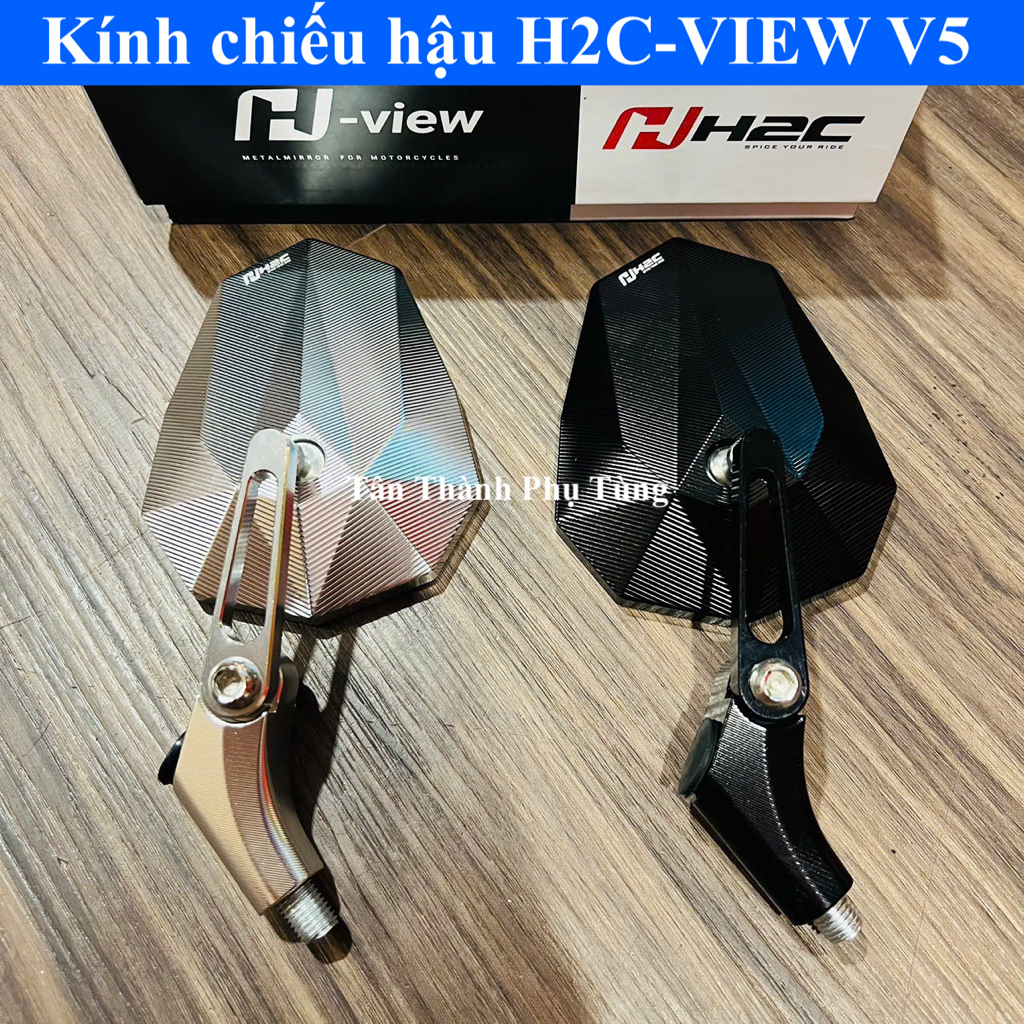 Kính chiếu hậu H2C , P-View mẫu V5 ( Kích thước đủ chuẩn) | Shopee Việt Nam