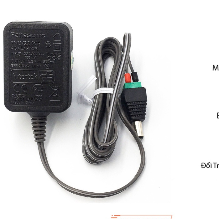 Nguồn Adapter 5.5V500mA Chế Jack 5.5x2.1MM Panasonic 5.5V 500mA Nguồn ...