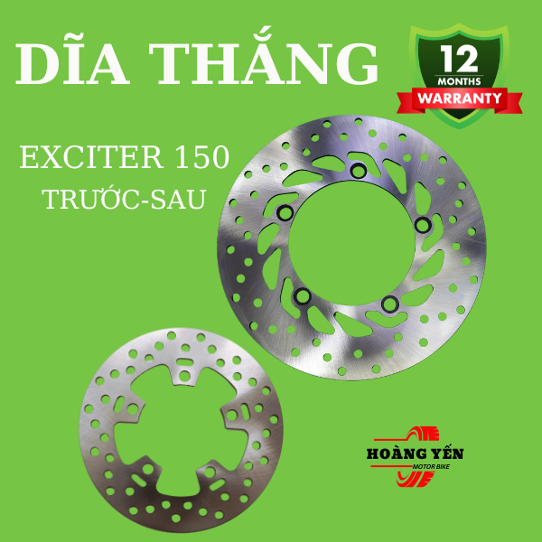 Đĩa Thắng(Đĩa Phanh) EXCITER 150 Trước-Sau Phân Phối Bởi FIRE HORSE VIỆT NAM | Shopee Việt Nam