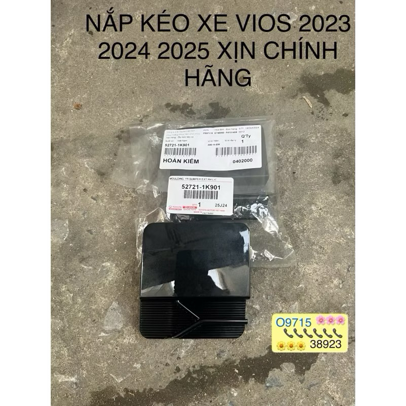 NẮP KÉO XE VIOS 2023 2024 2025 52721-1K901 52721-YP310 XỊN CHÍNH HÃNG ...
