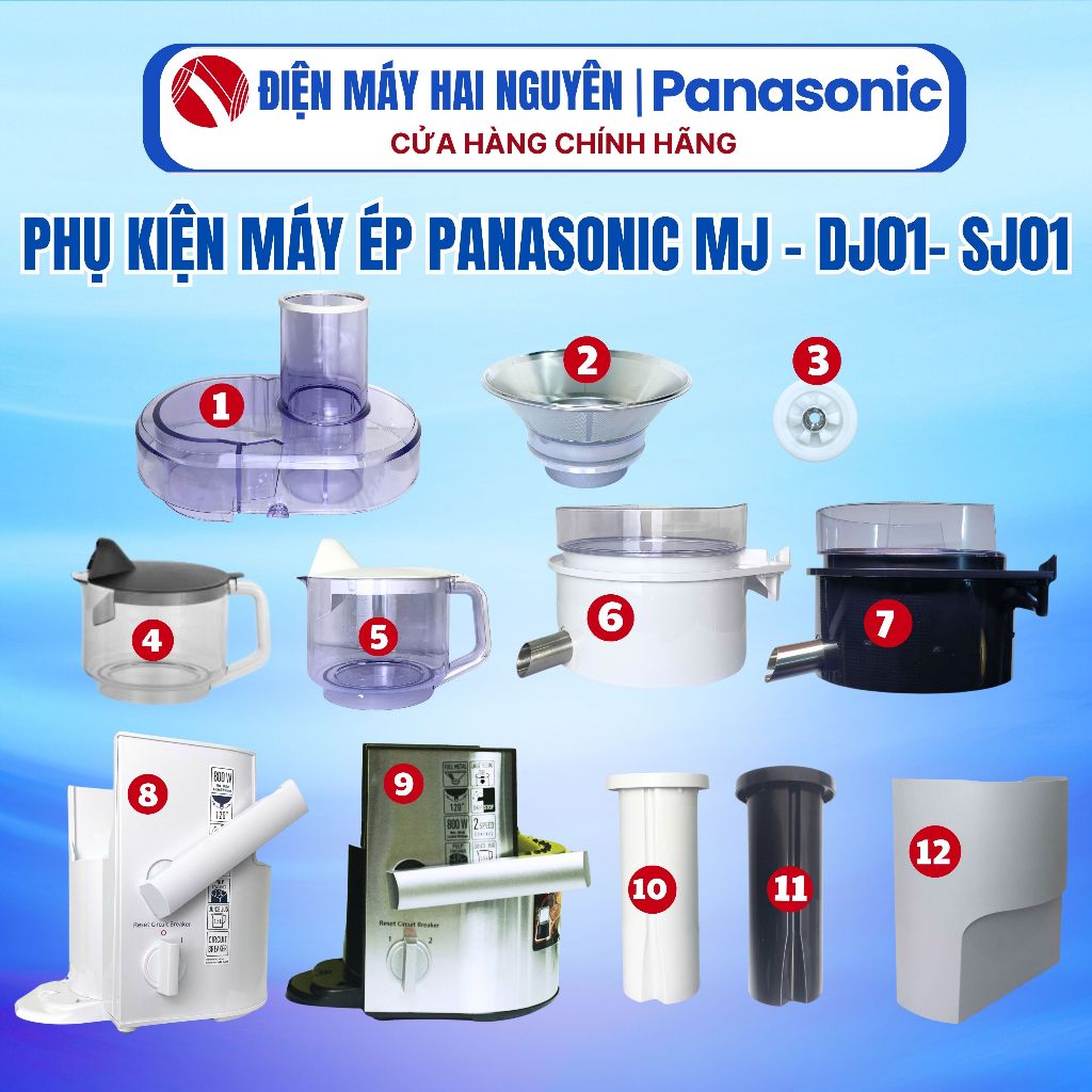 Phụ kiện máy ép Panasonic MJ - DJ01- SJ01 | Shopee Việt Nam