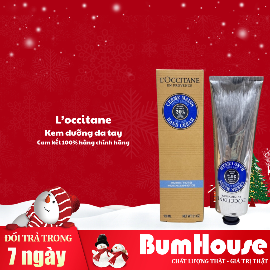 Kem Dưỡng Da Tay 20% Bơ Đậu Mỡ Shea Butter Hand Cream L'occitane 30ml/150ml | Shopee Việt Nam