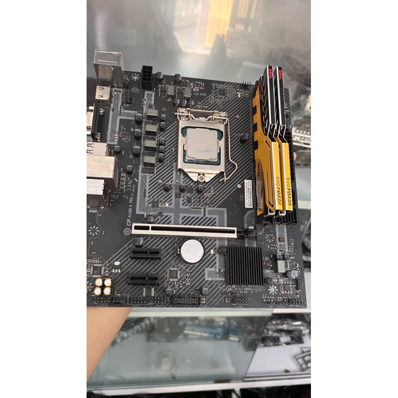 Combo Main H410 colorful + cpu i3 10105f + ram 16gb d4 + fan intel bảo ...