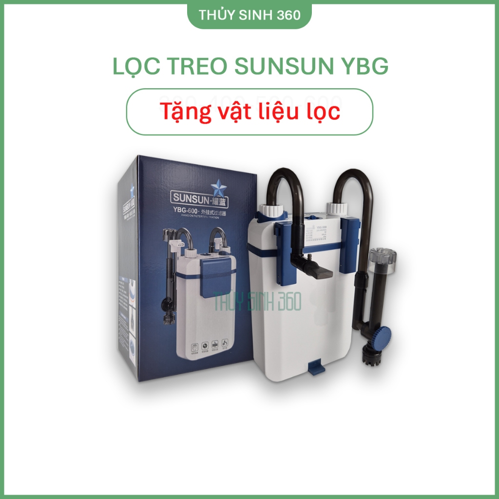 Lọc Treo Sunsun YBG Thế Hệ Mới - Có Lọc Váng, Điều Chỉnh Dòng - Cho Bể ...