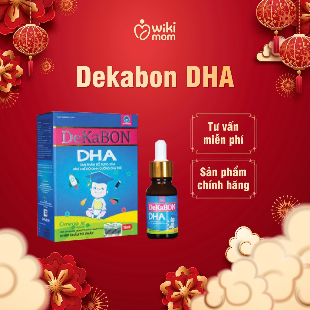 DHA cho bé Dekabon lọ 15ml - Bổ sung DHA từ tảo, giúp trẻ phát triển ...