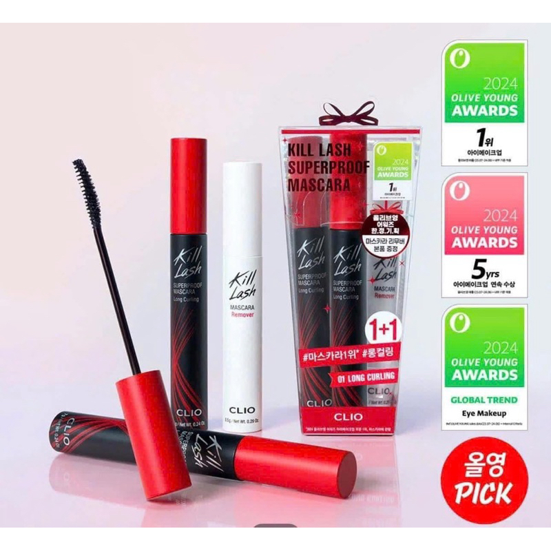 Mascara clio dòng long curling ( dài và cong mi) | Shopee Việt Nam