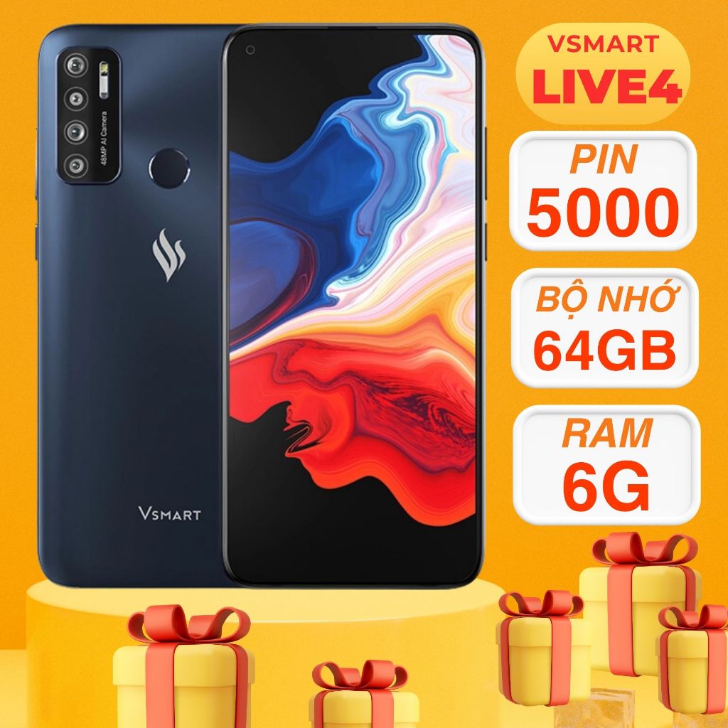 Điện thoại Vsmart Live4 MÁY ĐẸP RAM 6G/64GB Chính Hãng giá rẻ! | Shopee Việt Nam