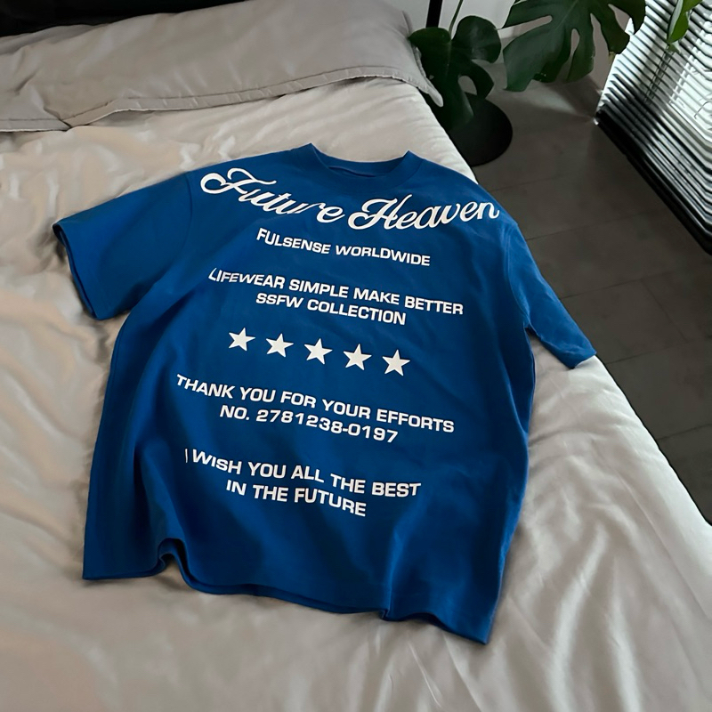 Áo thun FUTURE HEAVEN (Blue) | Shopee Việt Nam