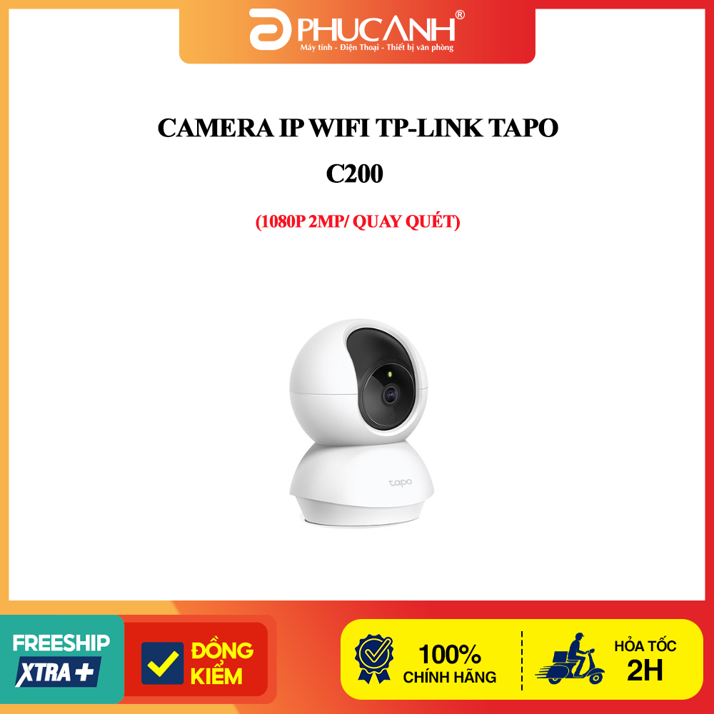 Camera IP Wifi TP-Link Tapo C200 Full HD/ quay quét | Shopee Việt Nam