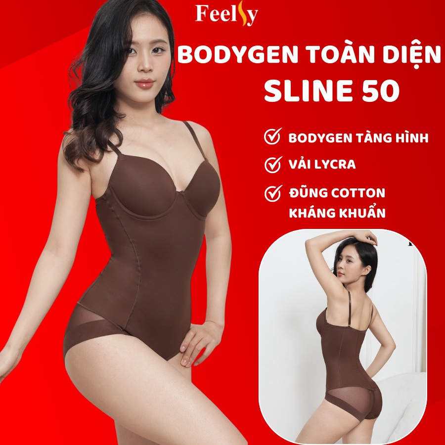 Bodygen Feelsy định hình hỗ trợ gen mỡ bụng eo tăng lực nâng mông Sline 50 | Shopee Việt Nam