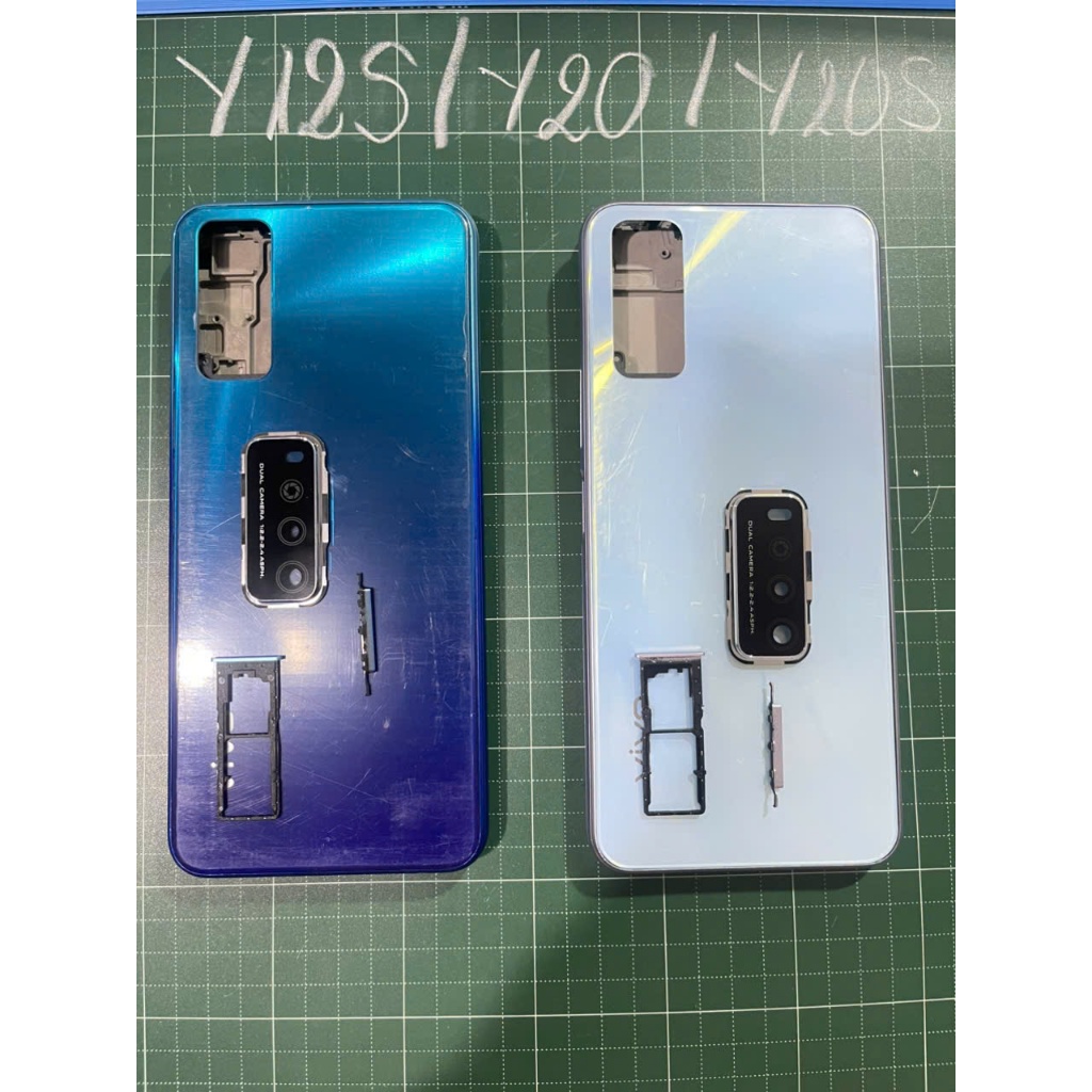 Vỏ điện thoại thay thế Vivo Y12S/Y20/Y20S kèm khay sim và kính camera ...