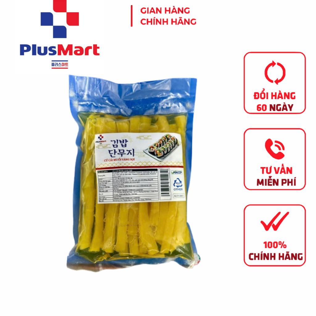 Plusmart Củ cải vàng cắt sợi Hàn Quốc 1kg | Shopee Việt Nam