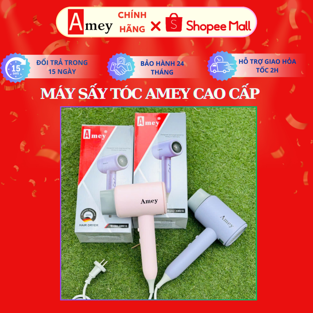 Máy sấy tóc ion âm AMEY cao cấp, máy sấy tóc hàng chính hãng thương hiệu gia dụng AMEY ĐỨC ...